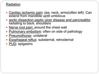 Approach to chest pain | PPTX