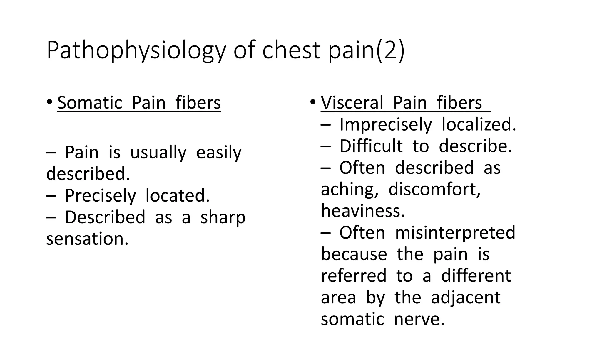 Approach to chest pain | PPTX