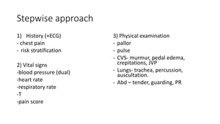 Approach to chest pain | PPTX