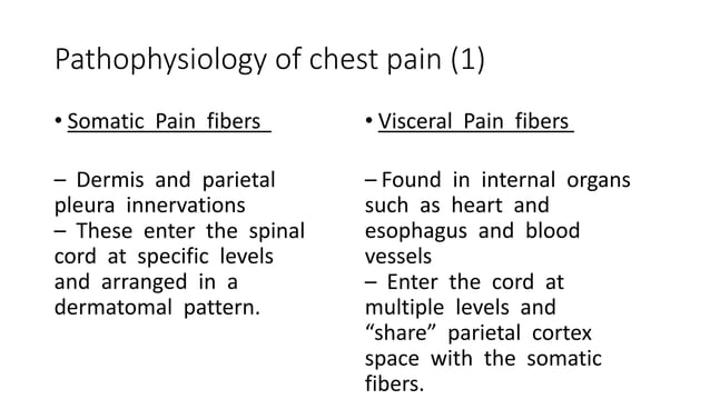 Approach to chest pain | PPTX
