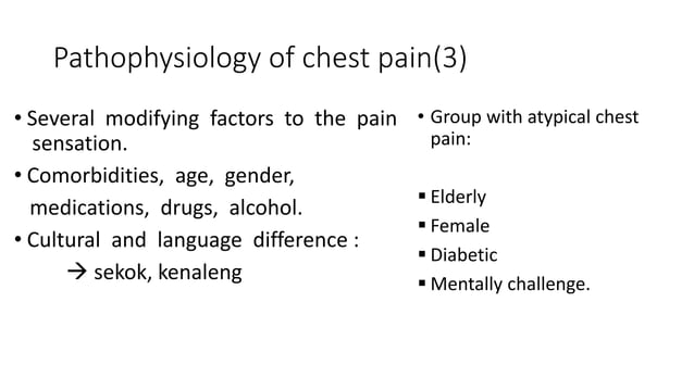 Approach to chest pain | PPTX