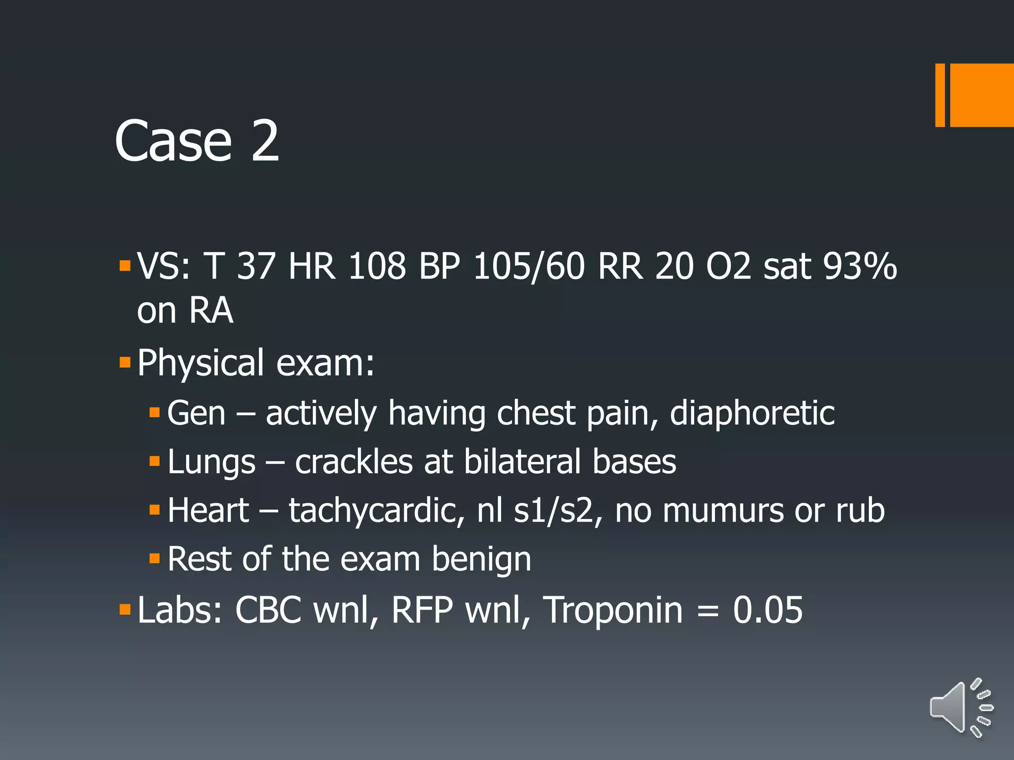 Approach to chest pain recording | PPSX