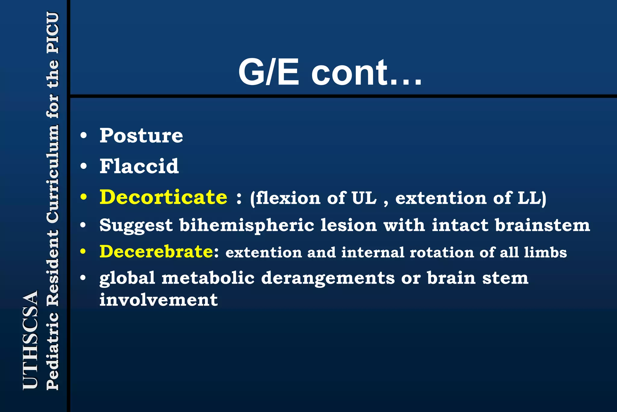 Approach to child with coma | PPTX