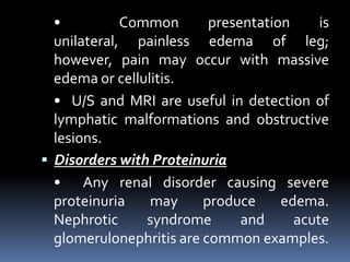 Approach to child with generalized body swelling | PPTX