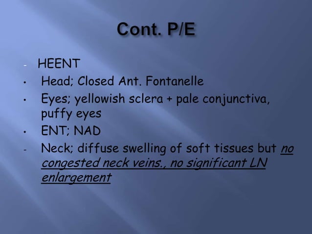 Approach to child with generalized edema | PPTX