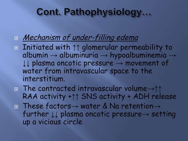Approach to child with generalized edema | PPTX