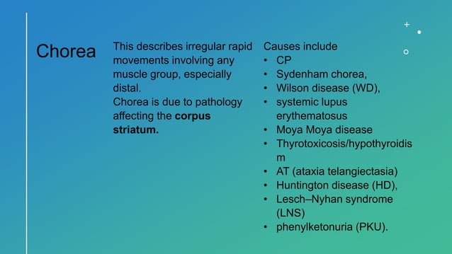 Approach to child with involuntary movements | PPTX | Brain and Nervous ...