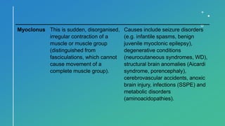 Approach to child with involuntary movements | PPTX