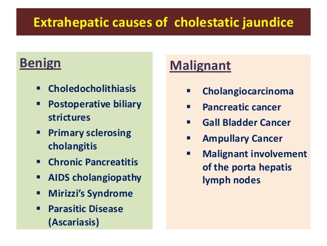 Approach to cholestatic jaundice