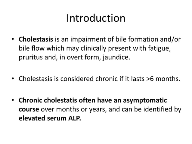 Approac h to cholestatic jaundice | PPT