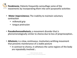 APPROACH TO CHOREA. Approach to Chorea World Congress of Neurology 2019 ...