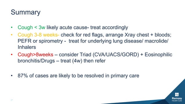 Approach to Chronic Cough | PDF