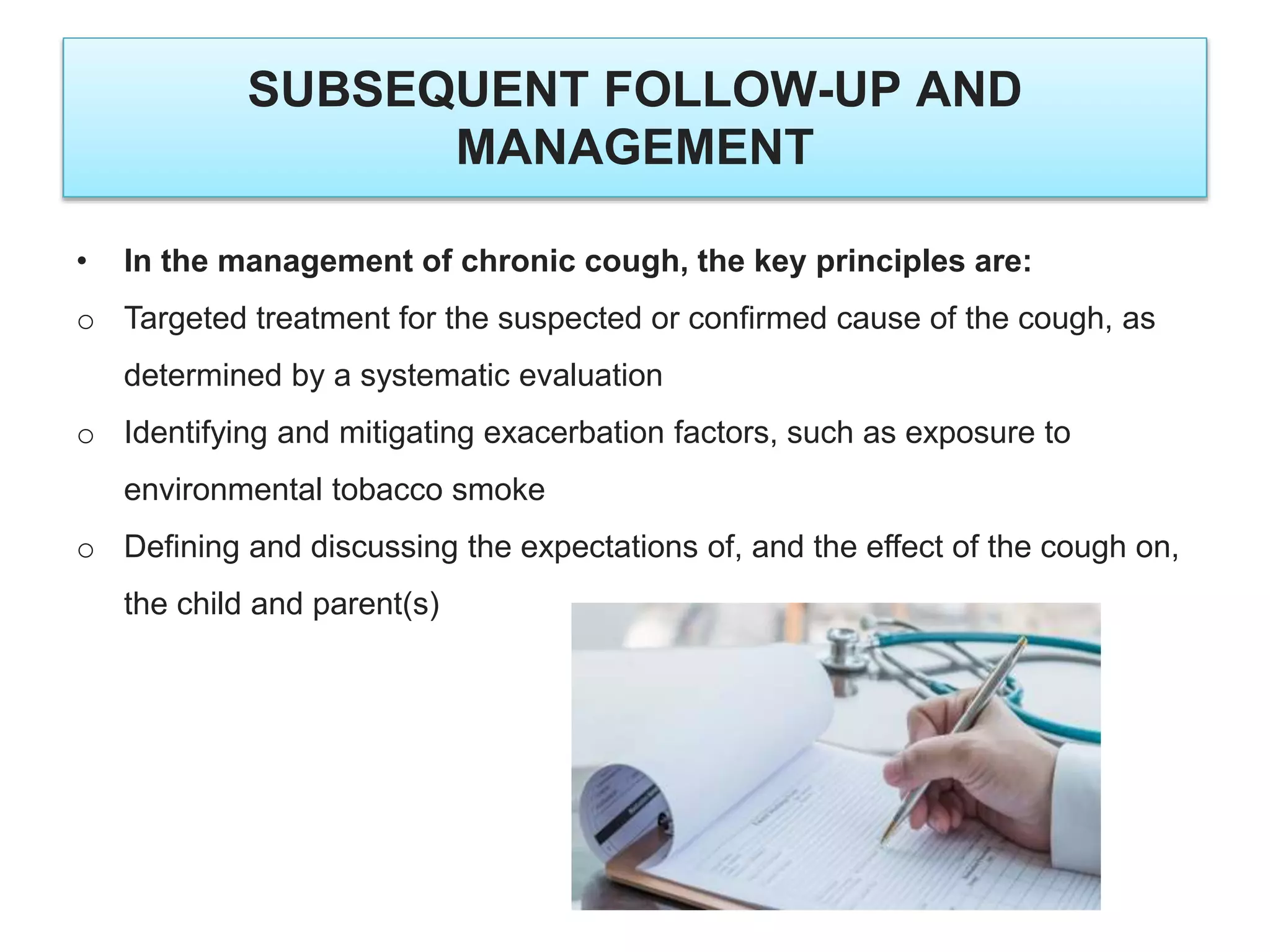 Approach to chronic cough in children | PPTX