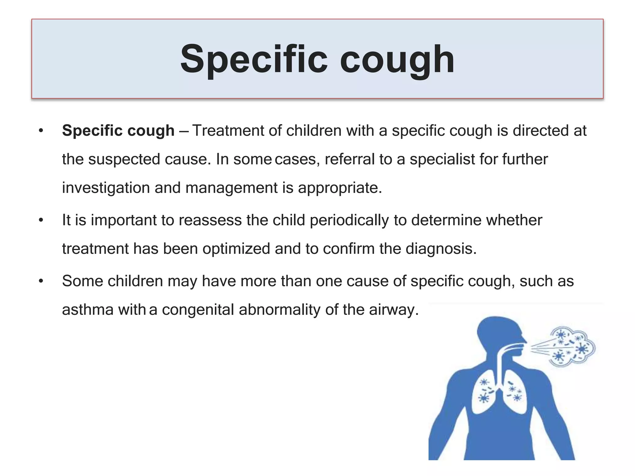 Approach to chronic cough in children | PPTX