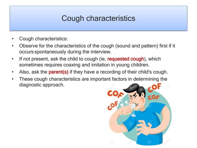 Approach to chronic cough in children | PPTX