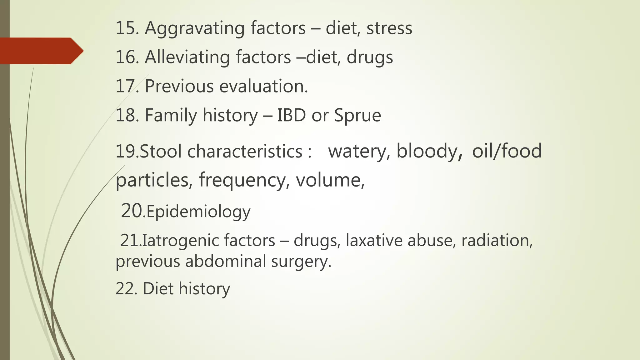Approach to chronic diarrhea | PPTX