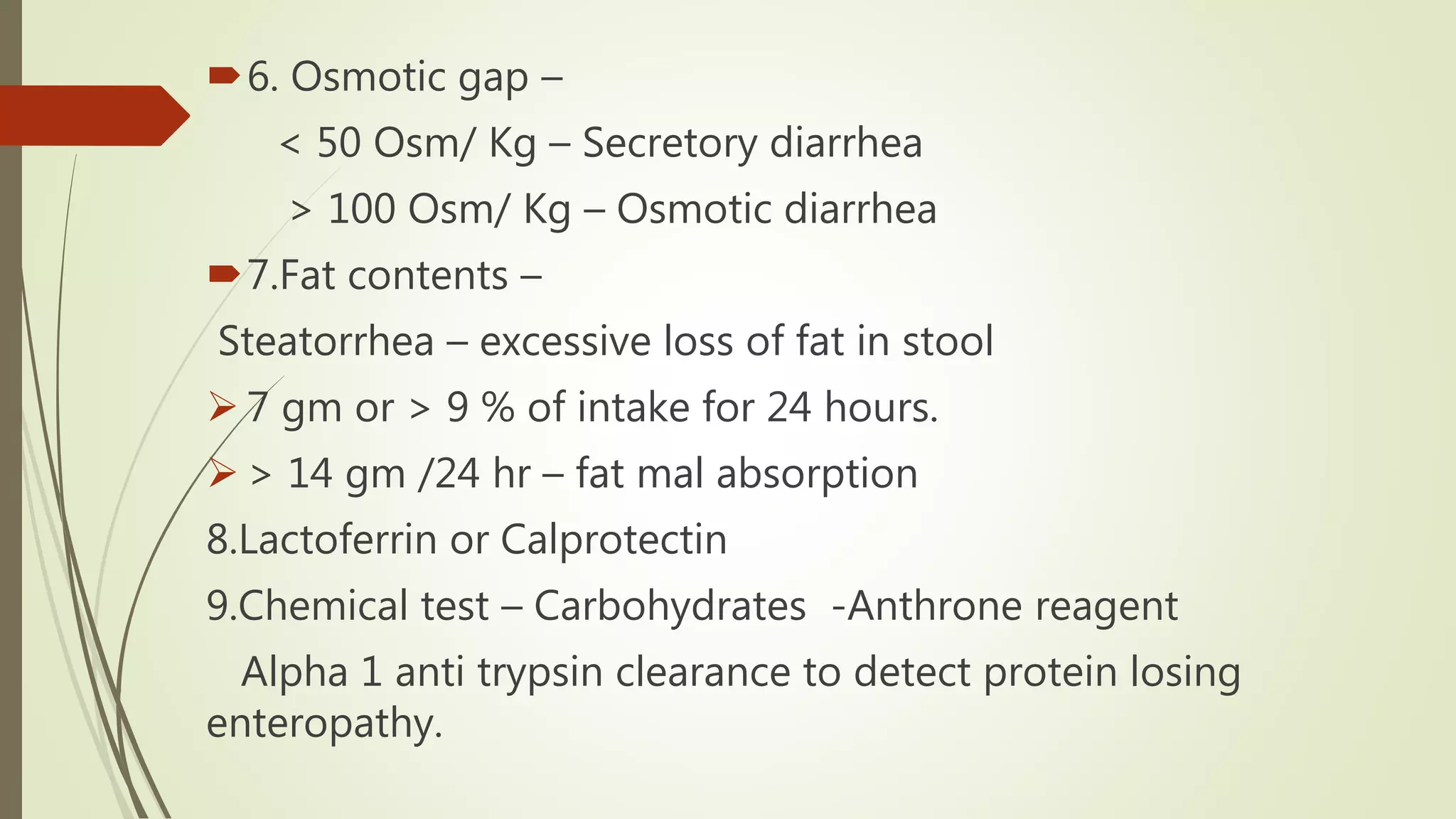Approach to chronic diarrhea | PPTX