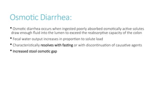 Approach to Chronic Diarrhea presentation | PPTX