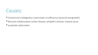 Approach to Chronic Diarrhea presentation | PPTX