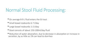 Approach to Chronic Diarrhea presentation | PPTX