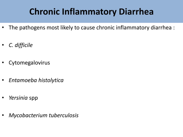 Approach to chronic diarrhoea | PPTX | Digestive Disorders | Diseases ...
