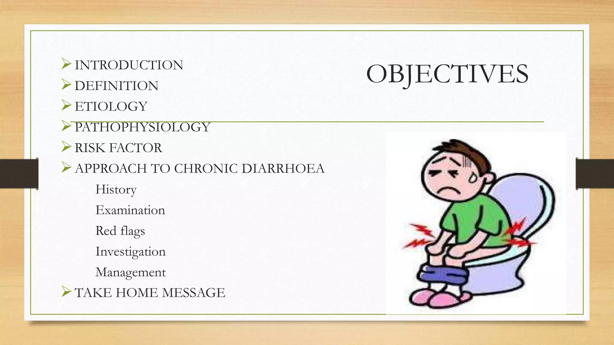 Approach to chronic diarrhoea (1) | PPTX
