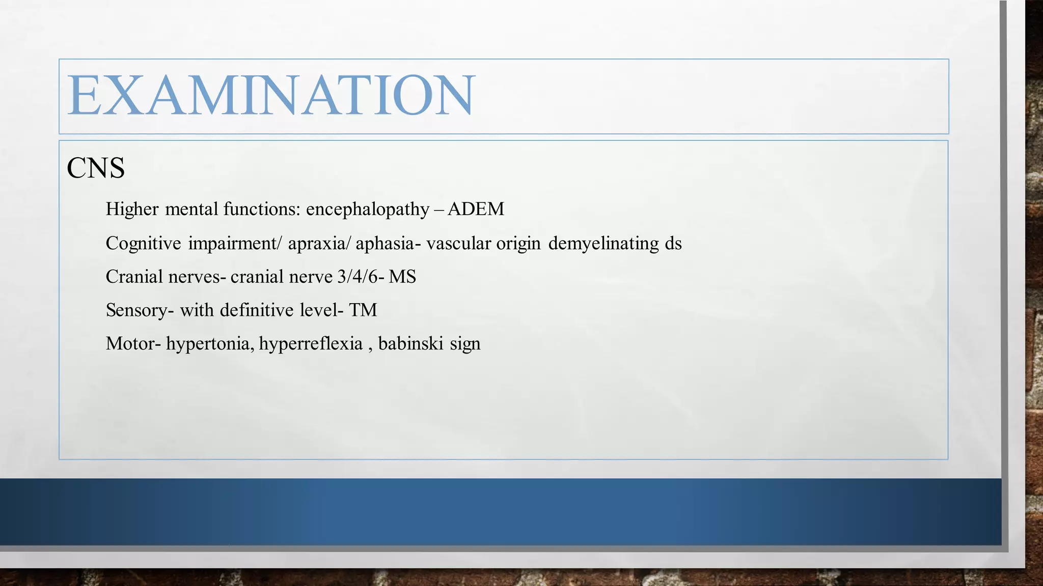 'Approach to cns demyelinating disorders | PDF