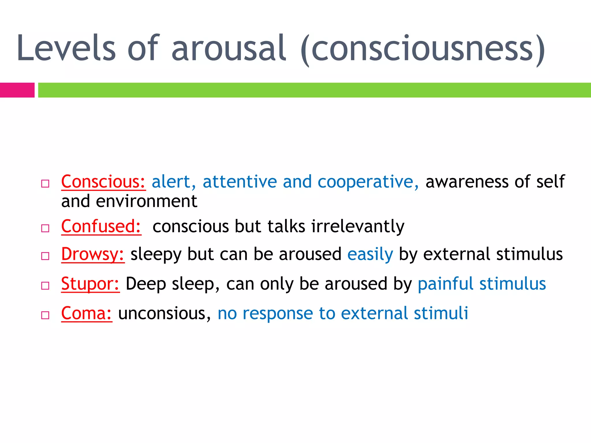 Approach to the Comatose patient | PPTX
