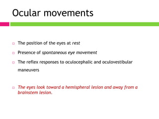 Approach to the Comatose patient | PPTX