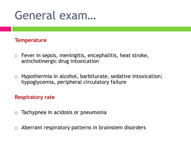 Approach to the Comatose patient