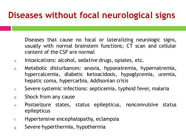 Approach to the Comatose patient