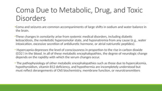 APPROACH TO COMA most detailed presentation | PPTX