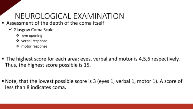 Approach to coma | PPTX