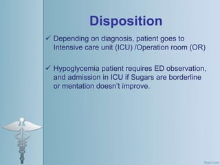 Approach to coma in emergency department | PPTX
