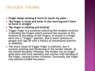 Approach to common orthopaedic problems | PPTX