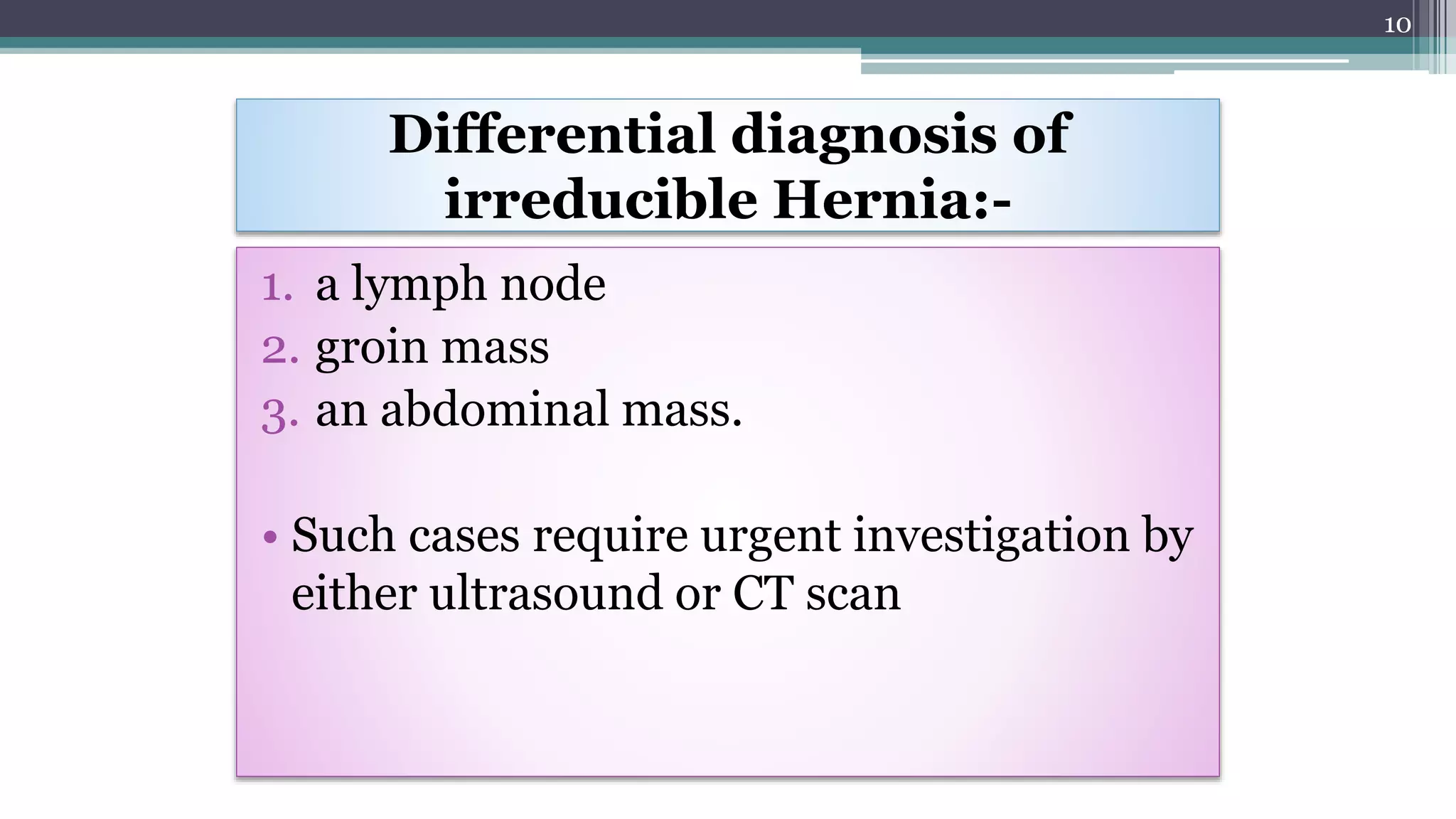 Approach to complicated Hernia | PPTX
