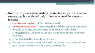 Approach to complicated Hernia | PPTX