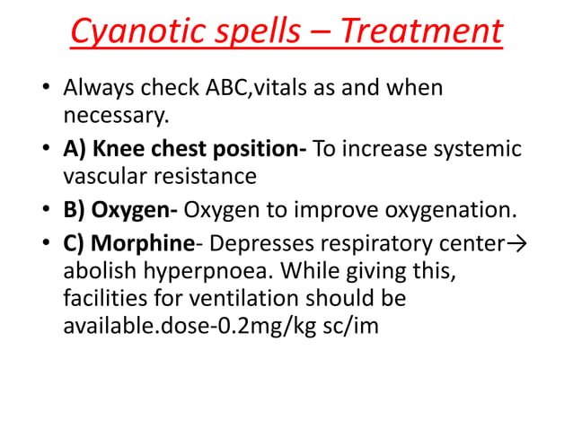 Approach to congenital cyanotic heart diseases