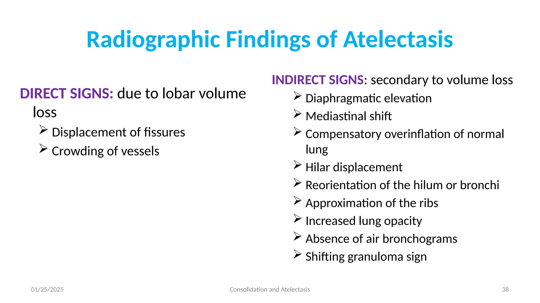 Approach to consolidation and atelectasis .pptx