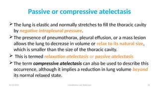 Approach to consolidation and atelectasis .pptx