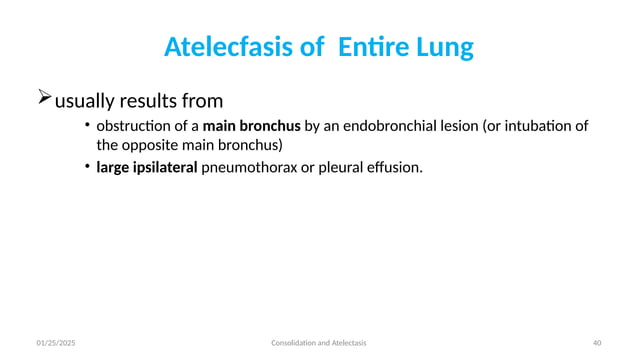 Approach to consolidation and atelectasis .pptx