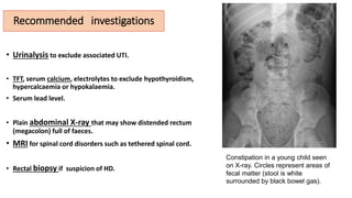 Approach to constipation in children copy | PPTX