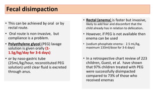 Approach to constipation in children copy | PPTX