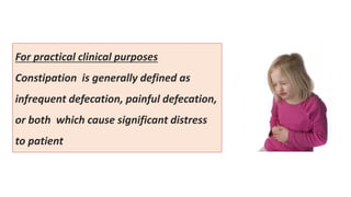 Approach to constipation in children copy | PPTX