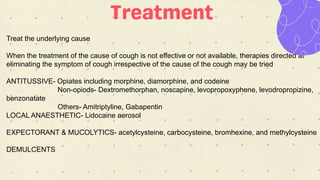 Approach to Cough.pptx | Lung and Respiratory Health | Diseases and ...