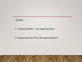 APPROACH TO COUGH IN CHILDREN | PPTX