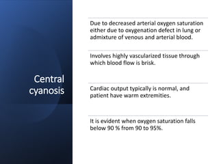 Approach to Cyanosis [Paediatrics presentation for medical (MBBS ...