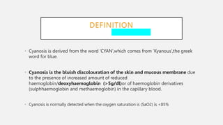 APPROACH TO CYANOSIS .pptx