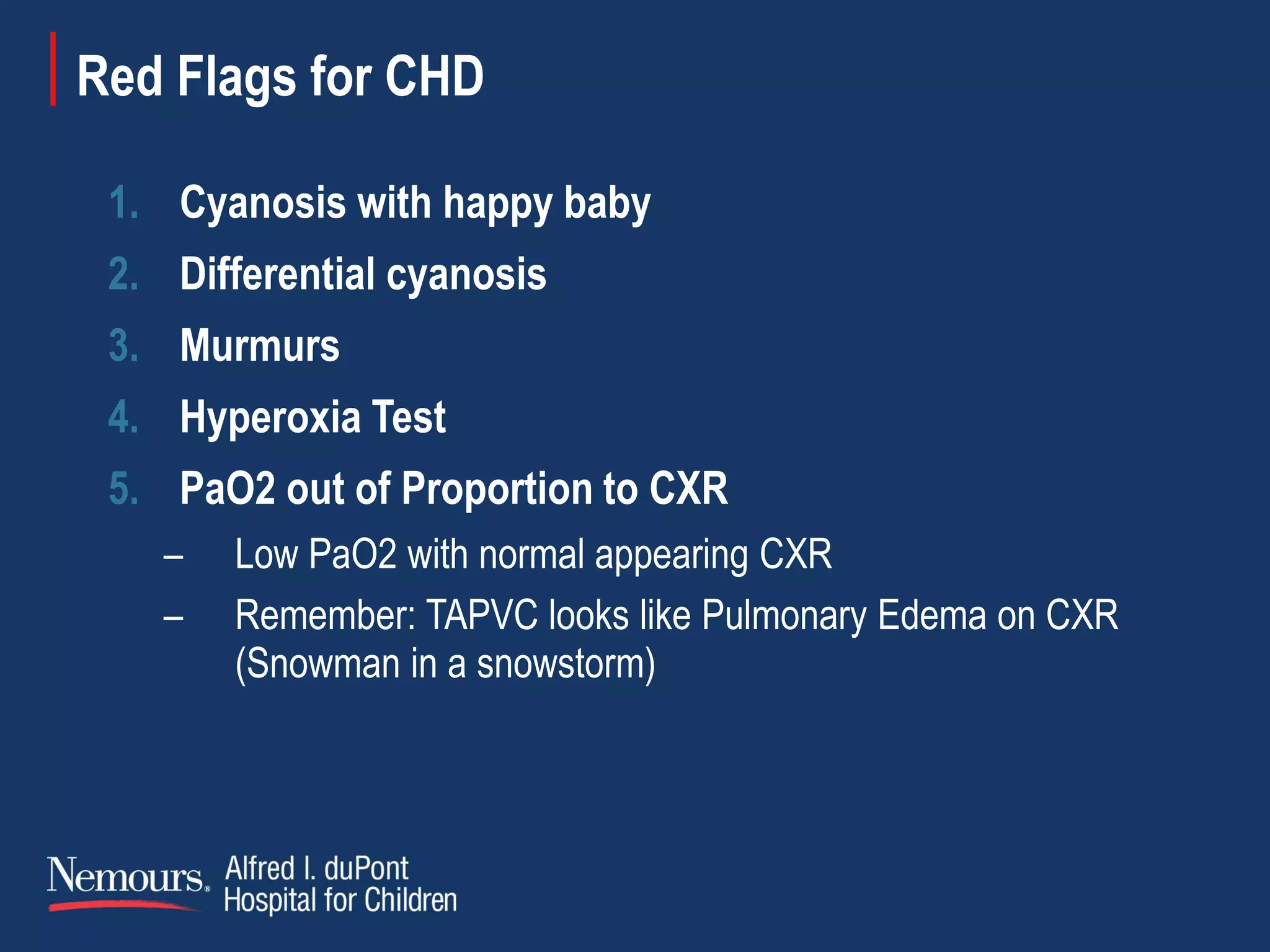 Approach to cyanotic chd | PPTX