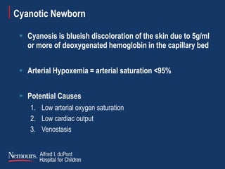 Approach to cyanotic chd | PPTX